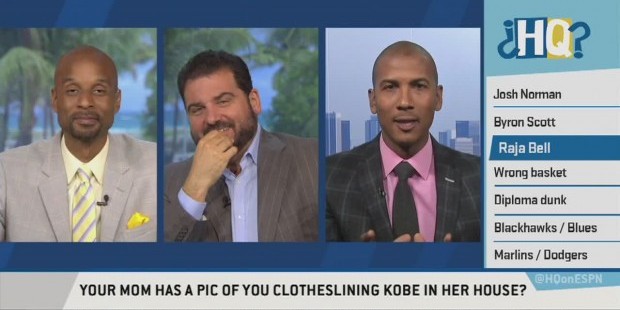 Raja Bell's mom enjoyed her son clotheslining Kobe Bryant