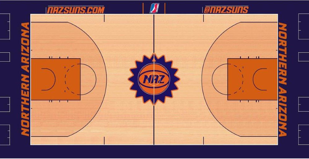Northern Arizona Suns show off court design