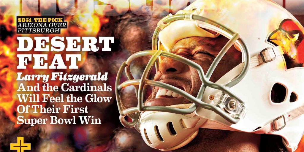 SI picks Cardinals to win Super Bowl as Fitzgerald gets cover