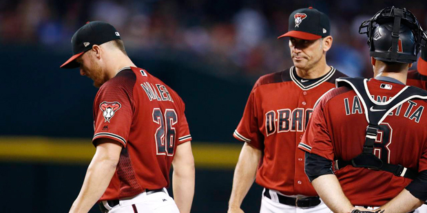 Shelby Miller left loss to Dodgers with right forearm tightness