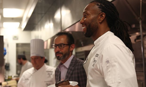 Arizona Cardinals receiver Larry Fitzgerald continues to give back