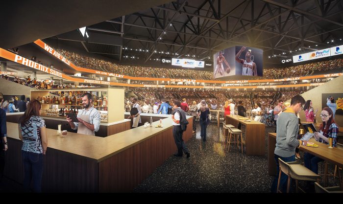 Phoenix Suns Talking Stick Resort renovation bars - Arizona Sports