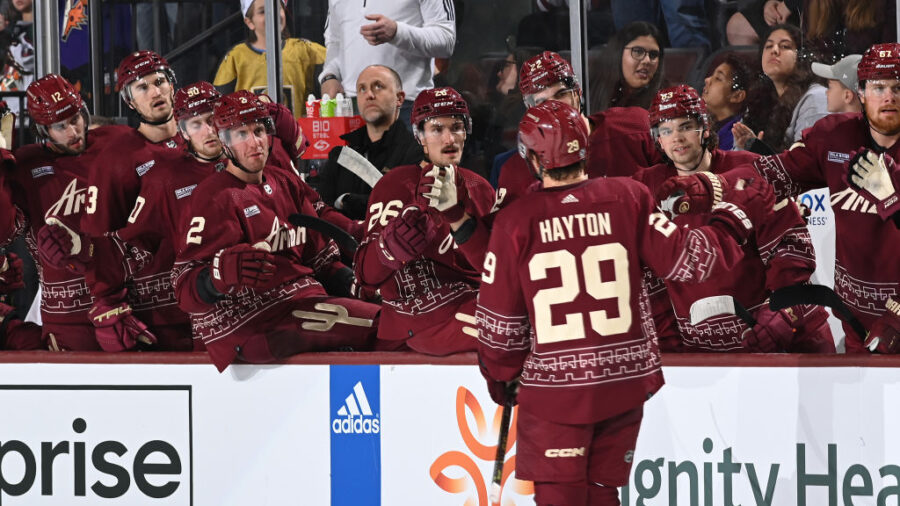 Hayton, Keller lead Coyotes vs. streaking Wild in overtime victory