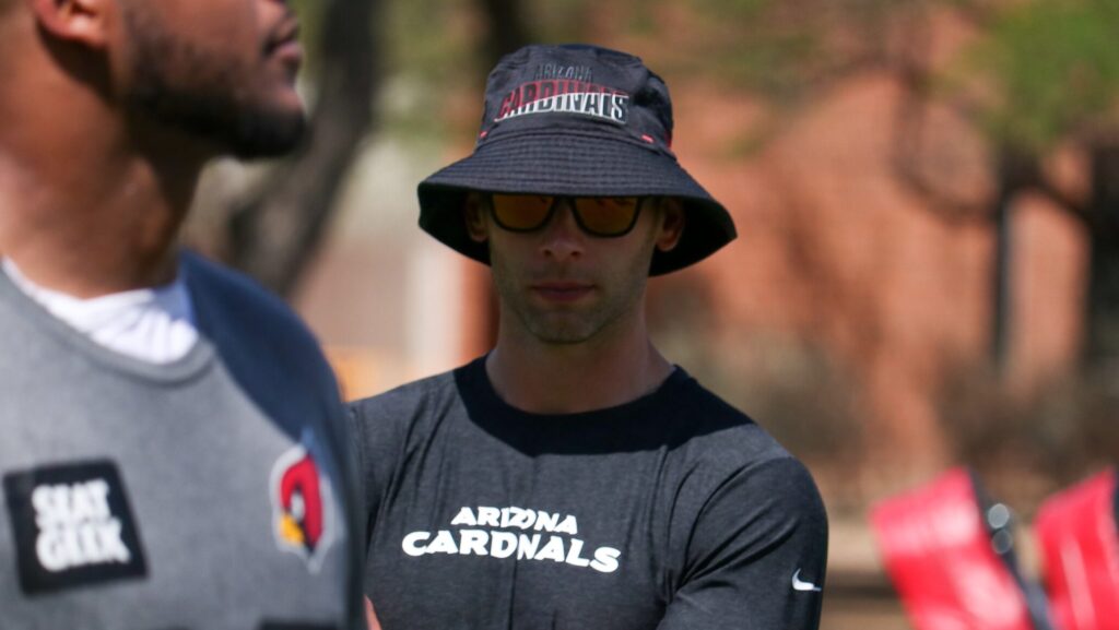 Arizona Cardinals' Noah Togiai flashes, tempers flare