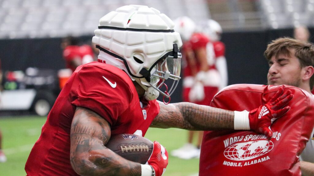 Pads come on, intensity ratchets up at Cardinals training camp