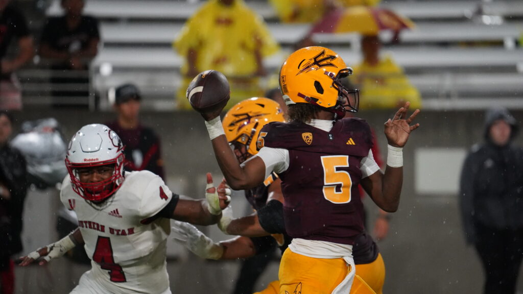 Jaden Rashada flashes deep ball in debut for Arizona State