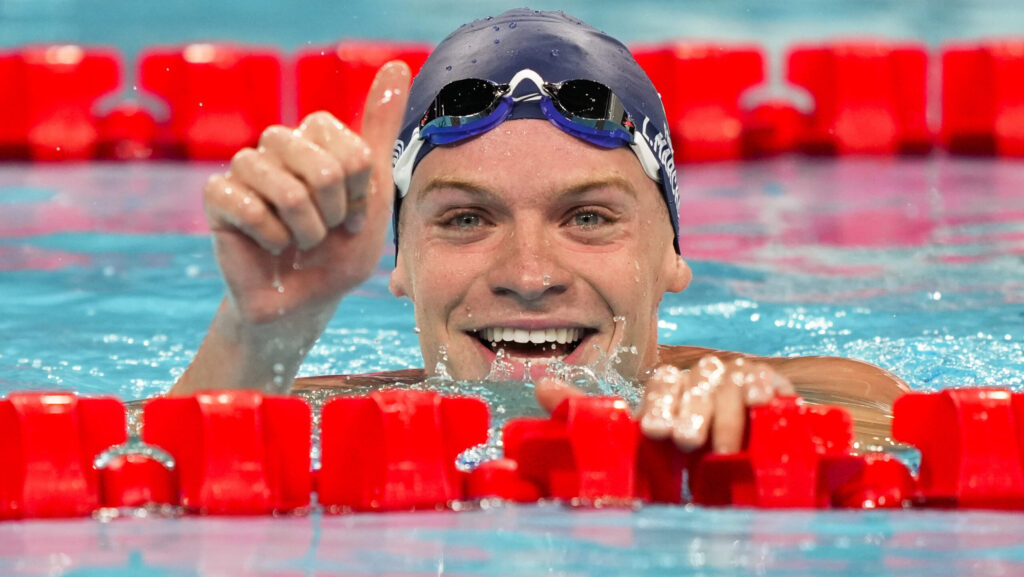 Ex-ASU swimmer Marchand cruises to fastest time in men's medley