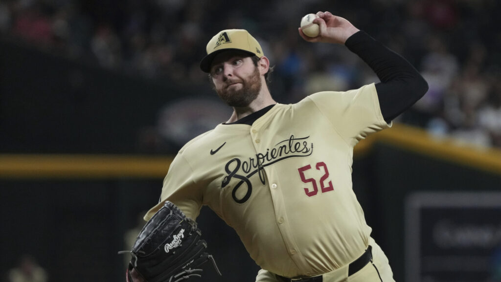 Jordan Montgomery makes first relief appearance for D-backs