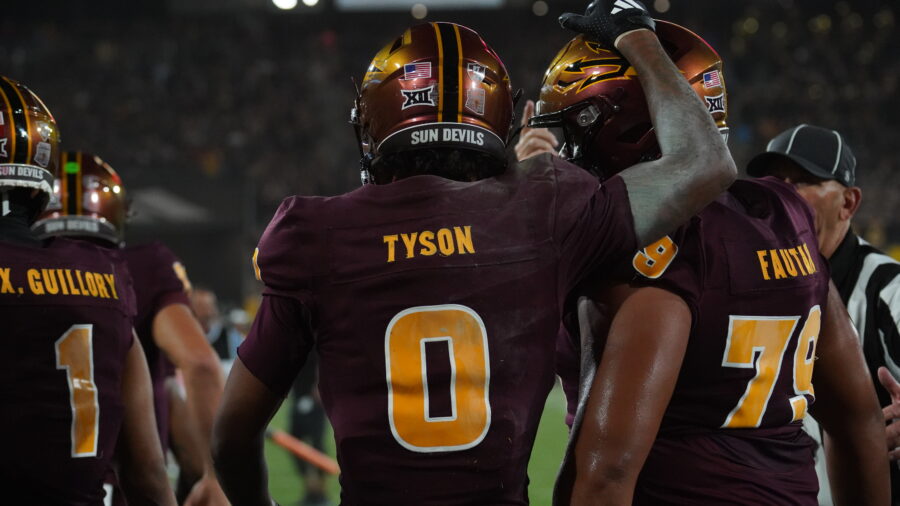 Sam Leavitt keys scoring drive for Arizona State football