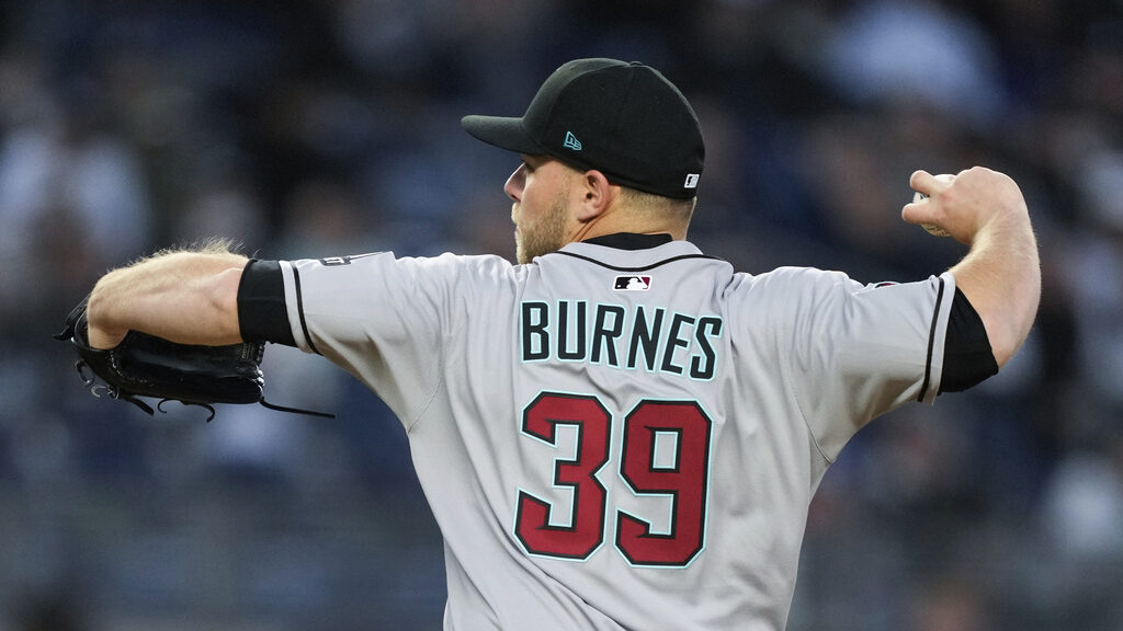 Corbin Burnes shows great flashes in Diamondbacks debut