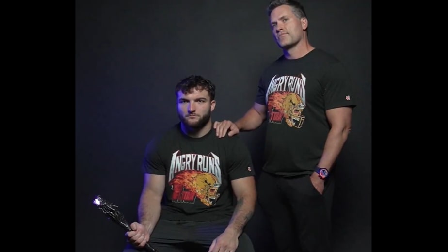 Cam Skattebo wins 1st Angry Runs award, receives scepter