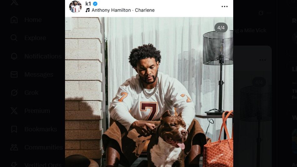 Kyler Murray sorry for wearing Michael Vick jersey with dog