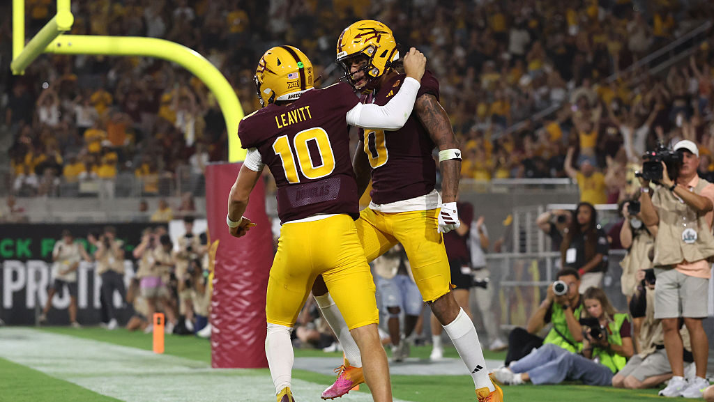 Sam Leavitt out for ASU vs. Utah, Jeff Sims to start