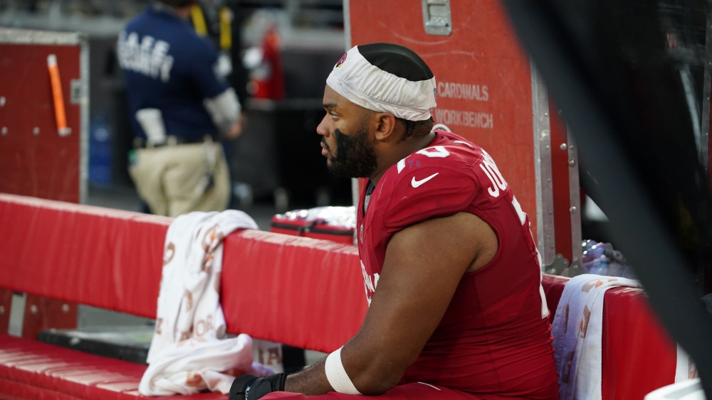 Paris Johnson Jr. ruled out vs. Rams with knee injury
