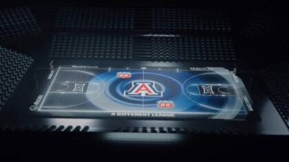 Fans take issue with Big 12 basketball tournament's new court - Arizona ...